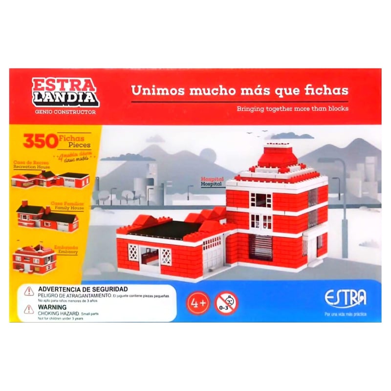 Juego De Construcción Estralandia Con 350 piezas Para Niños ESTRA ...