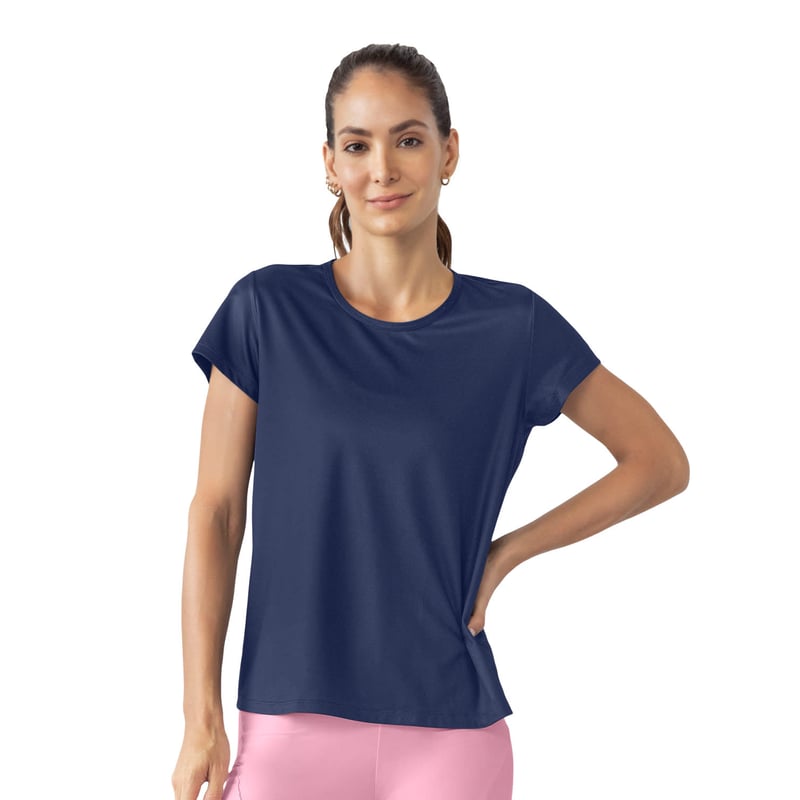 Leonisa Camiseta deportiva de secado rápido y silueta semiajustada ...