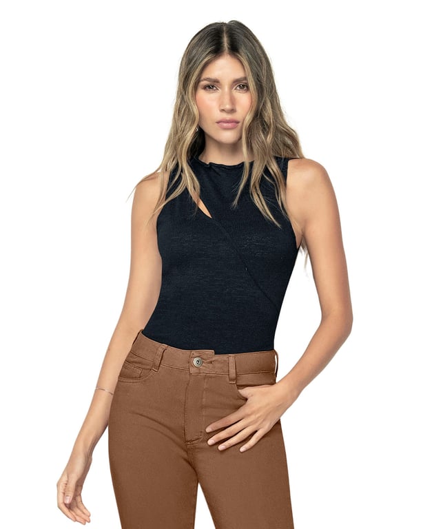 Leonisa Camiseta manga sisa cuello alto en ruche LEONISA | falabella.com