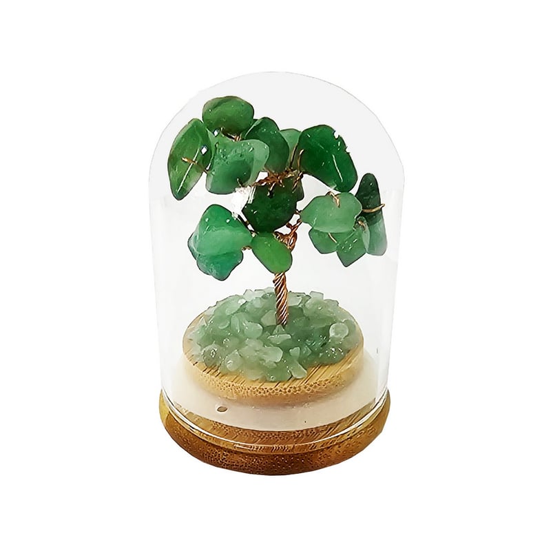 Árbol Cuarzo Jade Verde Encapsulado Energetico Decoracion GENERICO ...