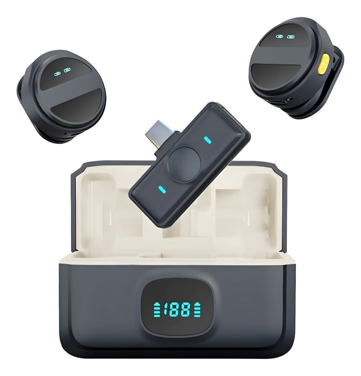 Micrófono Boton Inalámbrico Con Cancelación De Ruido Sx21 GENERICO ...