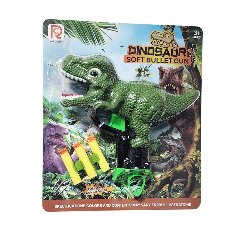 Pistola Tiranosaurio Rex Lanza Dardos Nerf Juguete Niños GENERICO | falabella.com