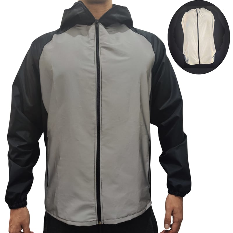 Chaqueta Reflectiva Combinada Deportes Moto Bicicleta Correr GENERICO ...