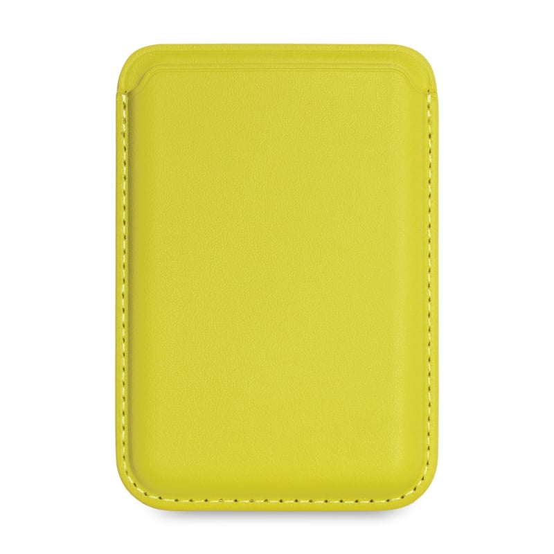 Porta tarjetero magnético con conexión MagSafe Amarillo GENERICO ...