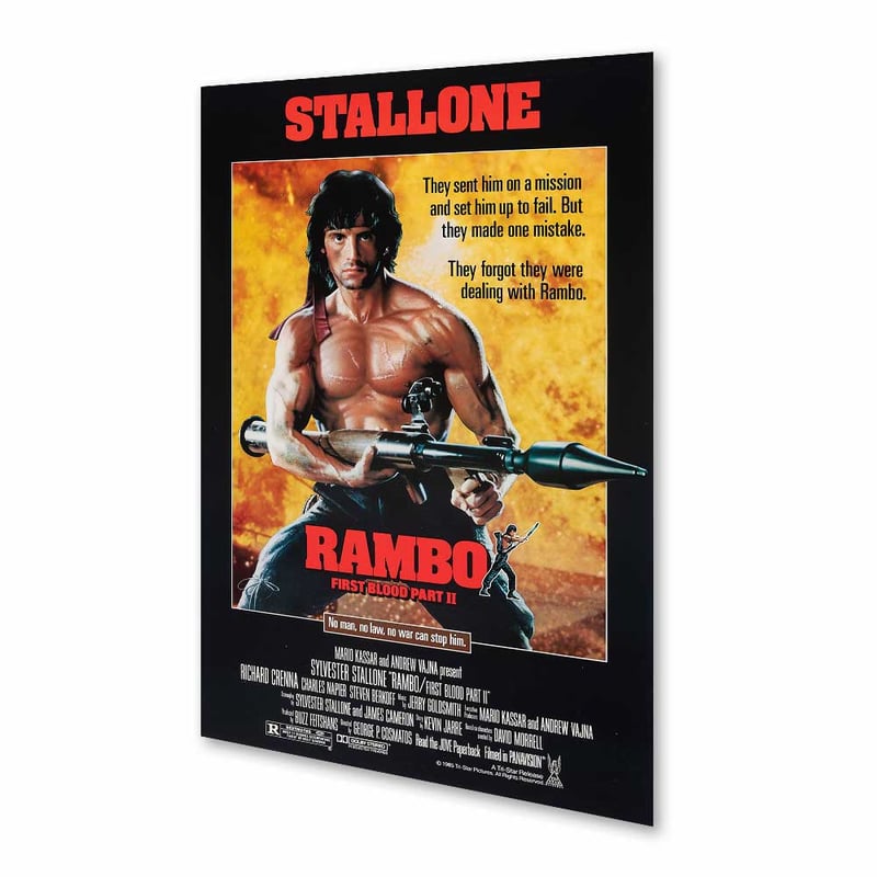 Póster Rambo First Blood Part 2 Película Afiche Impresión Fotográfica NEW PRINT | falabella.com