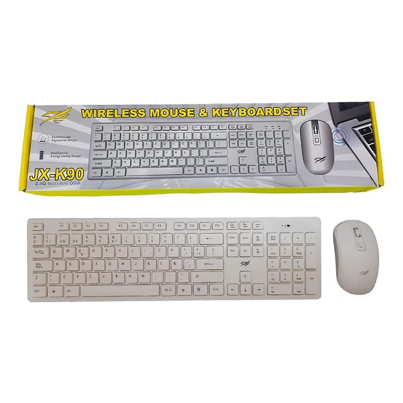 Combo Teclado Y Mouse Inalámbrico Dpi Regulable Jx-k90 GENERICO ...