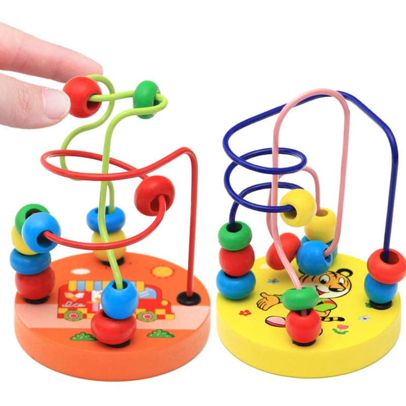 Juego Laberinto Didáctico Madera Infantil Bebe Niños Colores ...