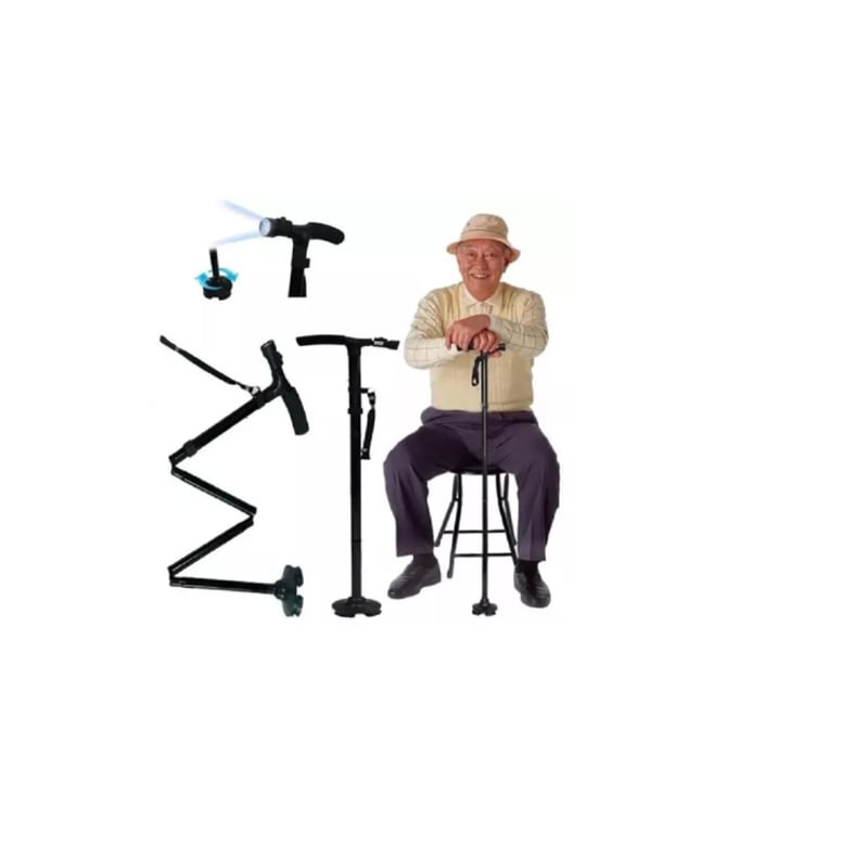 Baston Plegable Con Linterna Base Articulada GENERICO | falabella.com