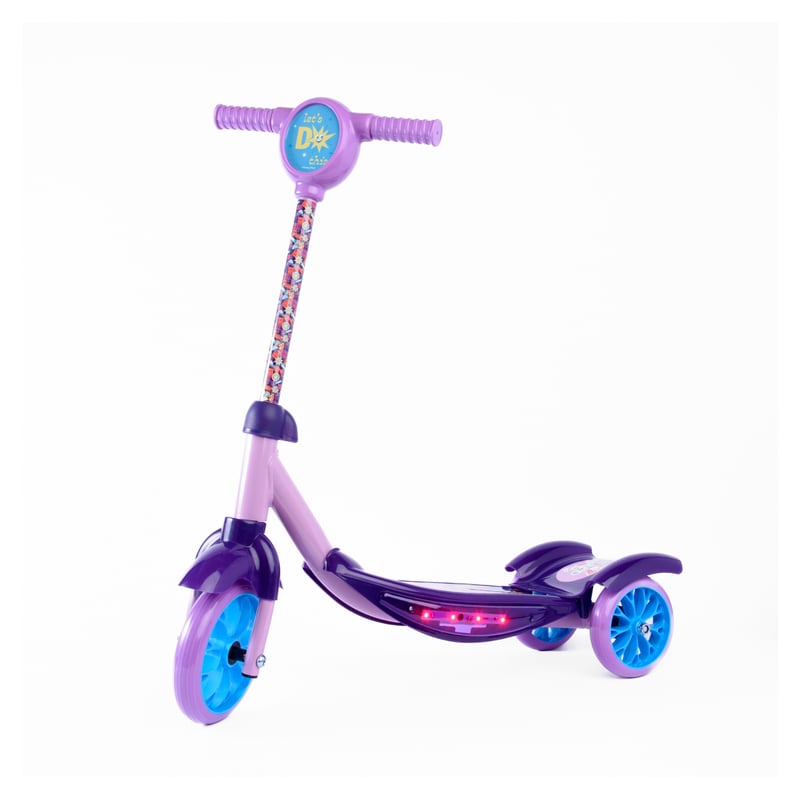 Patineta Scooter Infantil Intensamente 2 con Luces 3 Ruedas DISNEY ...