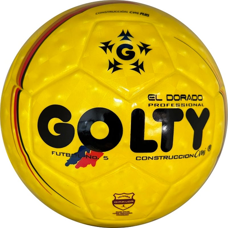 Balon De Fútbol Golty Prof Dorado CMI #5 Original GOLTY | falabella.com