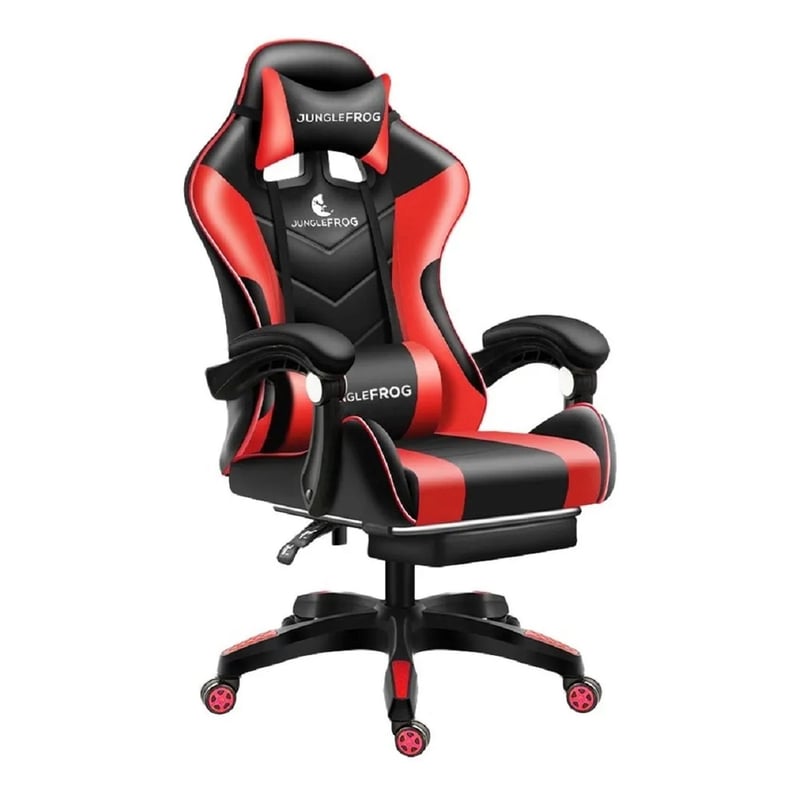 Silla Gamer Reclinable Masaje Lumbar Reposa Pies Mujer Hombre HOME ...