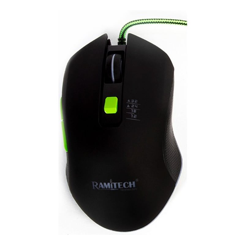 Mouse Gamer Pro Alambrico Ramitech Retroiluminado 6 Botones RAMITECH ...