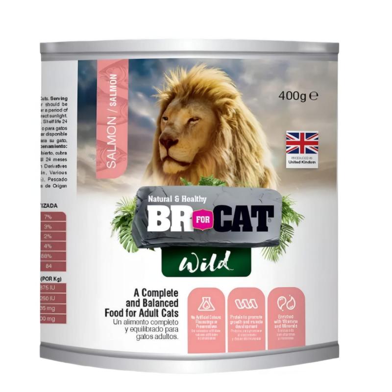 Alimento Lata Br For Cat Salmon X 400g BR | falabella.com
