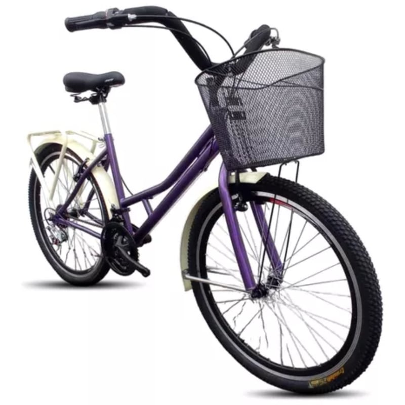 Bicicleta Playera Rin 26 Doble Pared, 18 Cambios - Morada ATILA ...