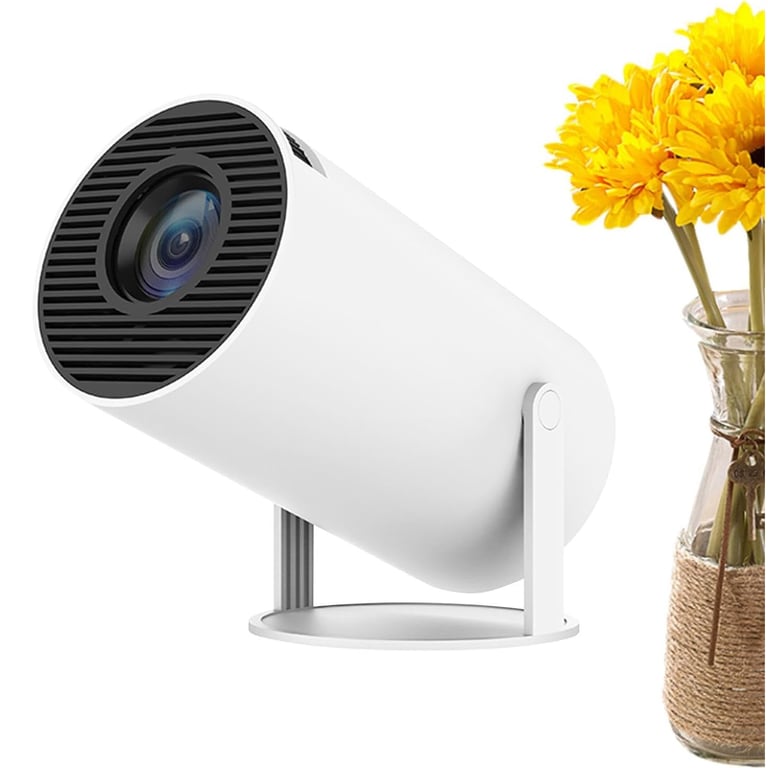 Mini Proyector Wifi Forma Cilíndrica Con Soporte HY300 ONE PIXEL ...