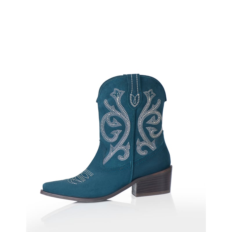 TEXANA DOMINGA CUERO NOBUCK AZUL DISEL STIVALI | falabella.com