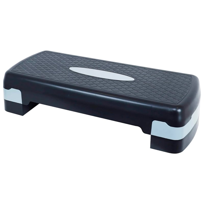 Banco Step Escalón Aeróbic Yoga 2 Niveles Gym.Gris SC-84085 GENERICO ...