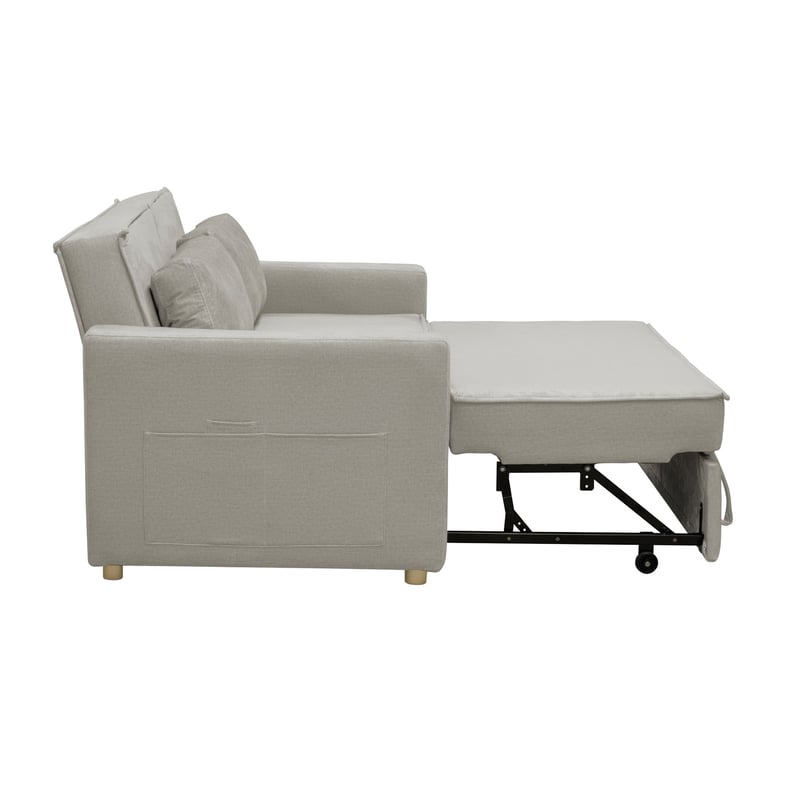 SOFA CAMA DIXON 110 MICROFIBRA SILVER ELITE LIVING | falabella.com