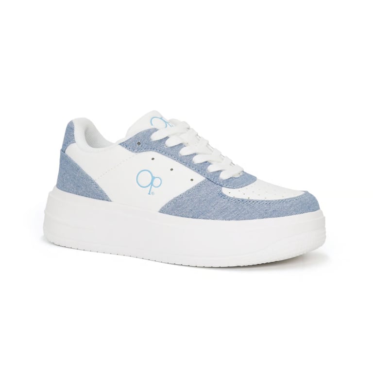 Tenis Op Selene Para Mujer Color Blanco y Celeste OCEAN PACIFIC ...