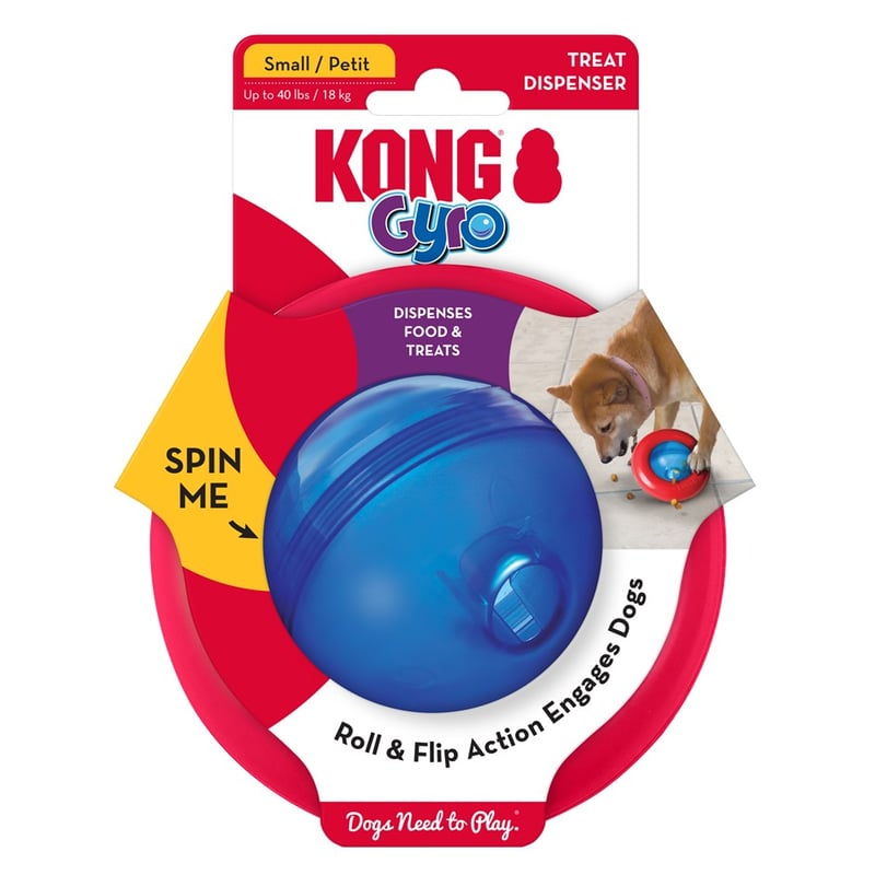 Kong Gyro Small Juguete Dispensador de Premios Para Perros KONG COMPANY ...