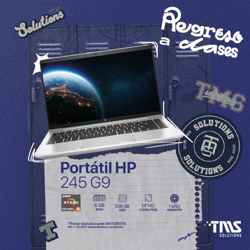 HP 245 G9 Notebook AMD Ryzen™ 5 5625U RAM 8GB 256 GB SSD HD HP ...