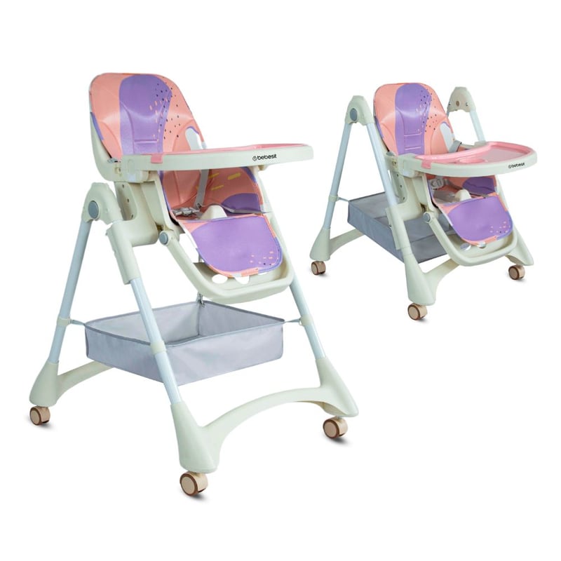 Silla Comedor Bebé Aquarella Bebesit Rosa BEBESIT | falabella.com