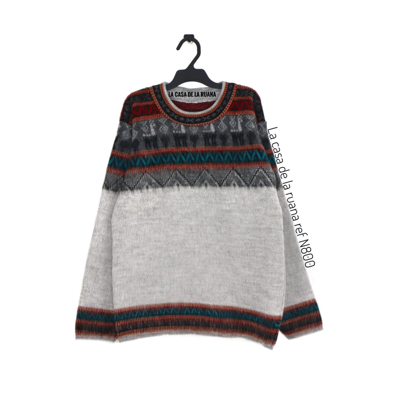 Buzo suéter cerrado en lana alpaca para niños GENERICO | falabella.com