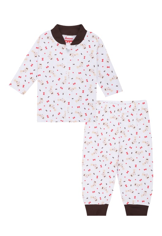 Pijama Bebé Niña Merlot SANTANA | falabella.com