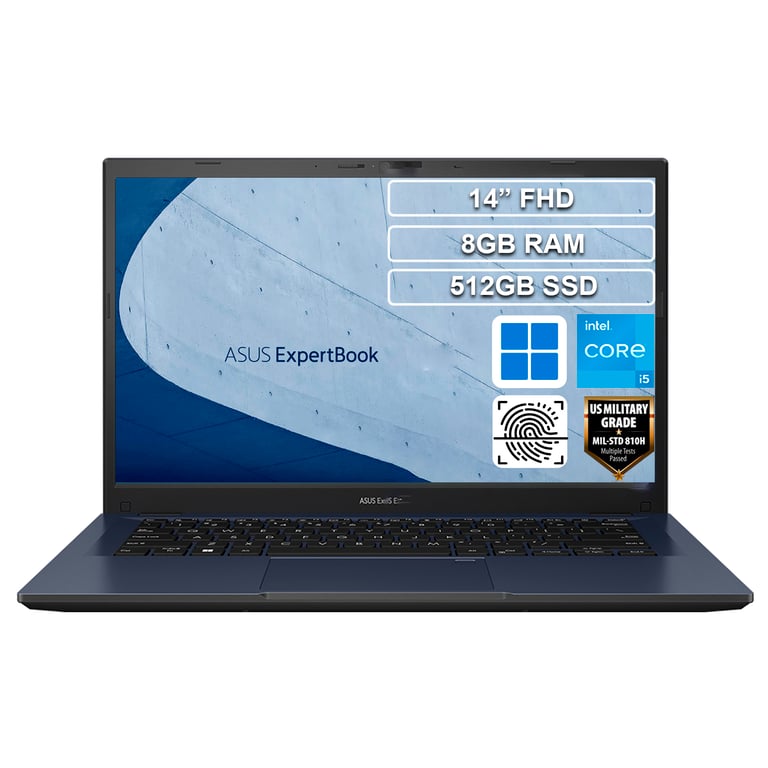 Portátil Asus B1402CBA Core i5 1235U 8GB 512GB FHD 14 ExpertBook B1 Win ...