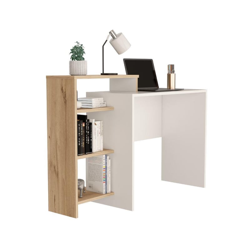 Escritorio Estelar Plus Café Claro y Blanco RTA DESIGN | falabella.com