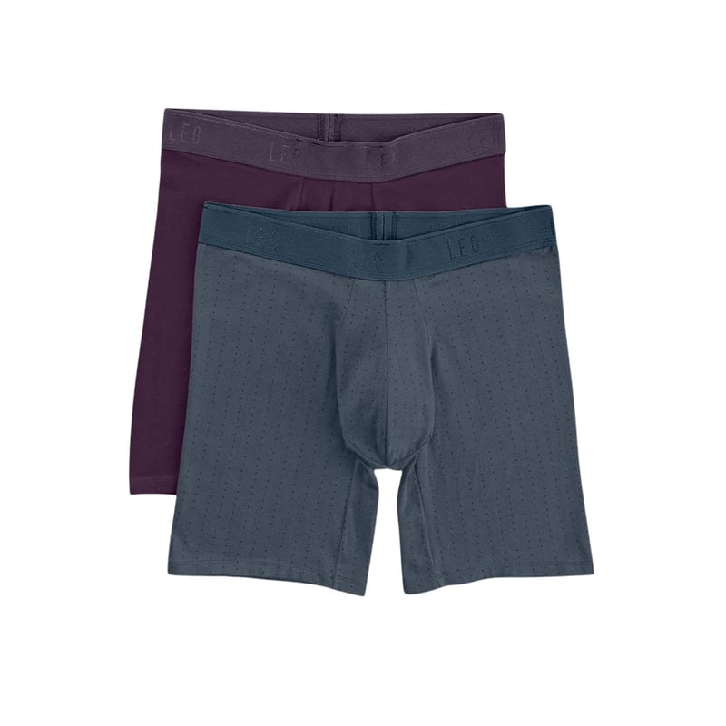 Leo Paquete x2 bóxers largos ajustado con algodón_. LEO | falabella.com
