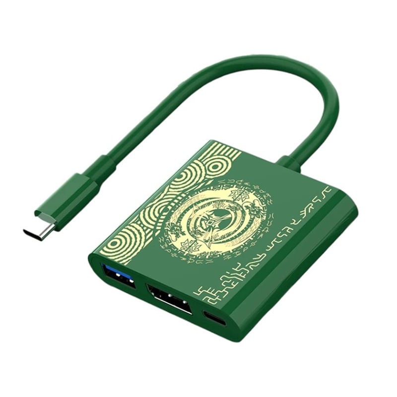 Adaptador Nintendo Switch Con Type-c Hub Displaypor Usb 2,0 GENERICO ...