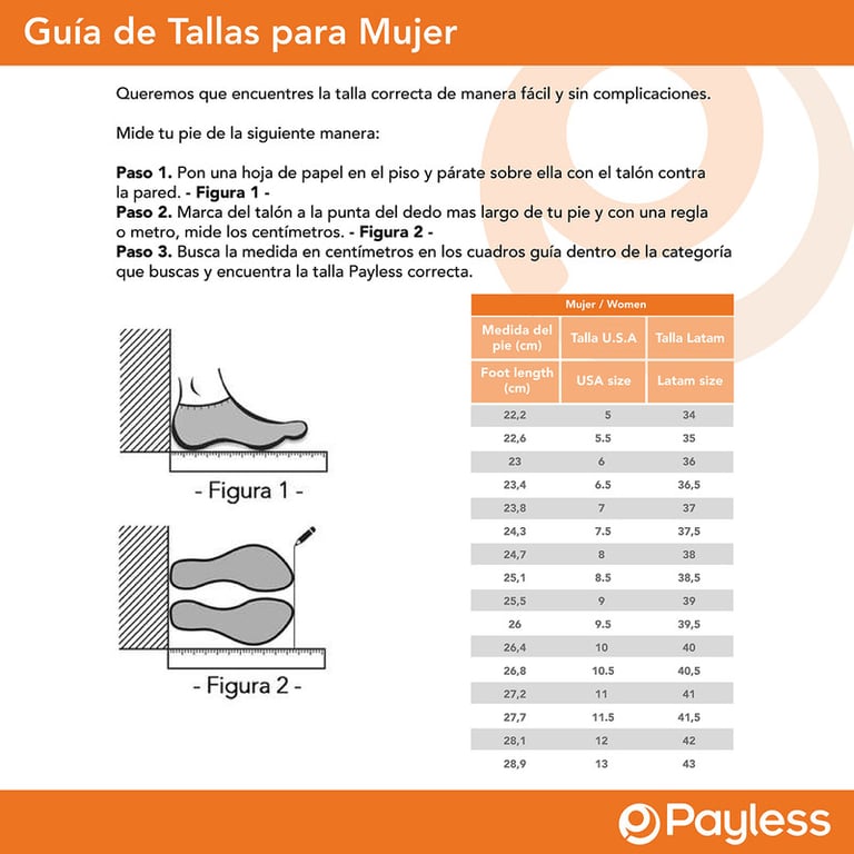 Zapatos Casuales Planos Para Mujer Lower East Side Payless Negro LOWER ...