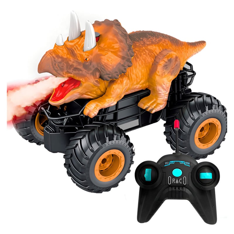 Carro Dinosaurio Triceraptos Luz Recargable Control Remoto GENERICO ...