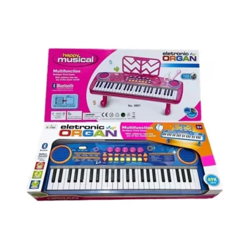 Organeta Teclado Piano Electronico 49 Teclas Con Microfono GENERICO ...