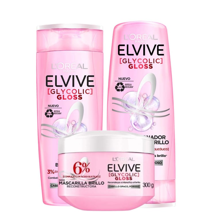Pack Elvive Glycolic Gloss LOREAL PARIS | falabella.com