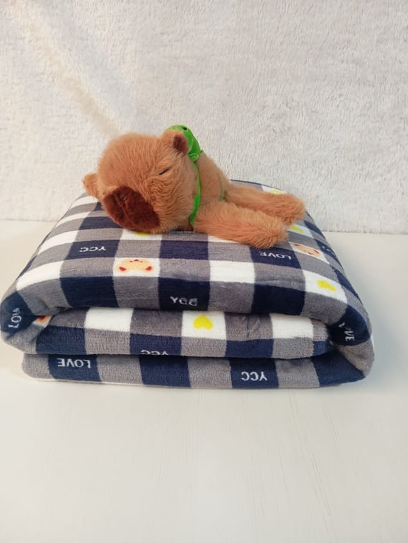 Cobija térmica 170x2 Cama Sencilla y Peluche Capibara Manilla SIRENITAS ...