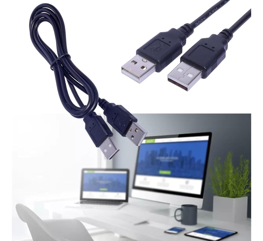 Cable Usb Macho A Macho Para Pc Bases Refrigerantes Laptop GENERICO ...