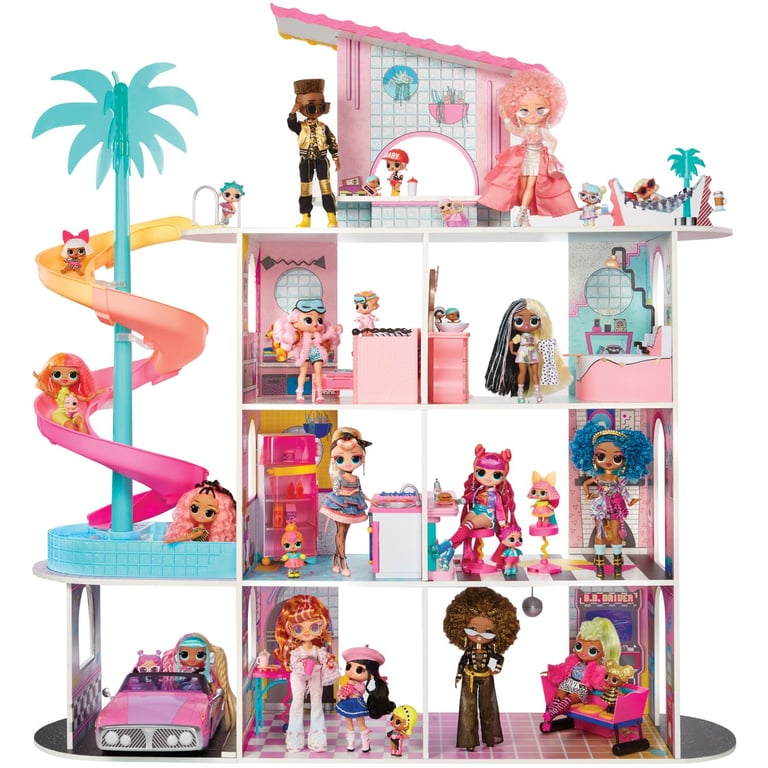 Playset LOL Surprise Casa Fashion O.M.G. Con Más de 85 Sorpresas LOL ...