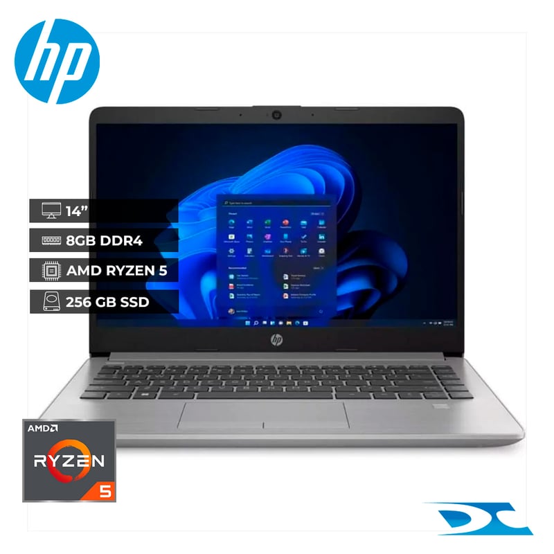 Portátil HP 245 G9 Ryzen 5 5625U /Ram 8GB / 256GB / 14” /FREE HP ...
