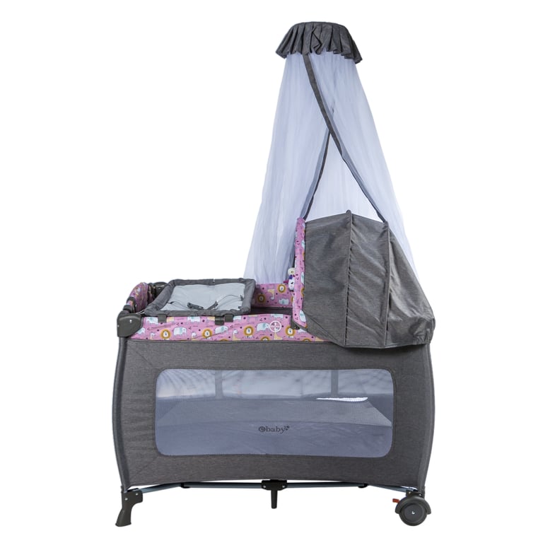 Cuna mecedora SALLY - EB716-3 Rosado EBABY | falabella.com