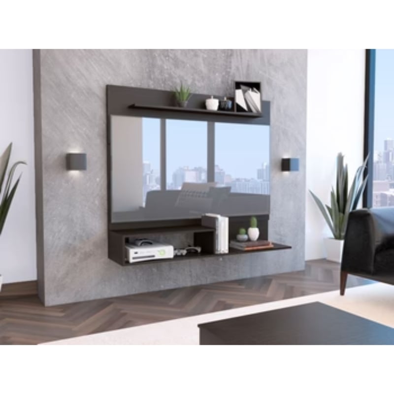 Panel Para Tv Ascher Wengue Para Televisor de 55 Pulgadas RTA DESIGN ...