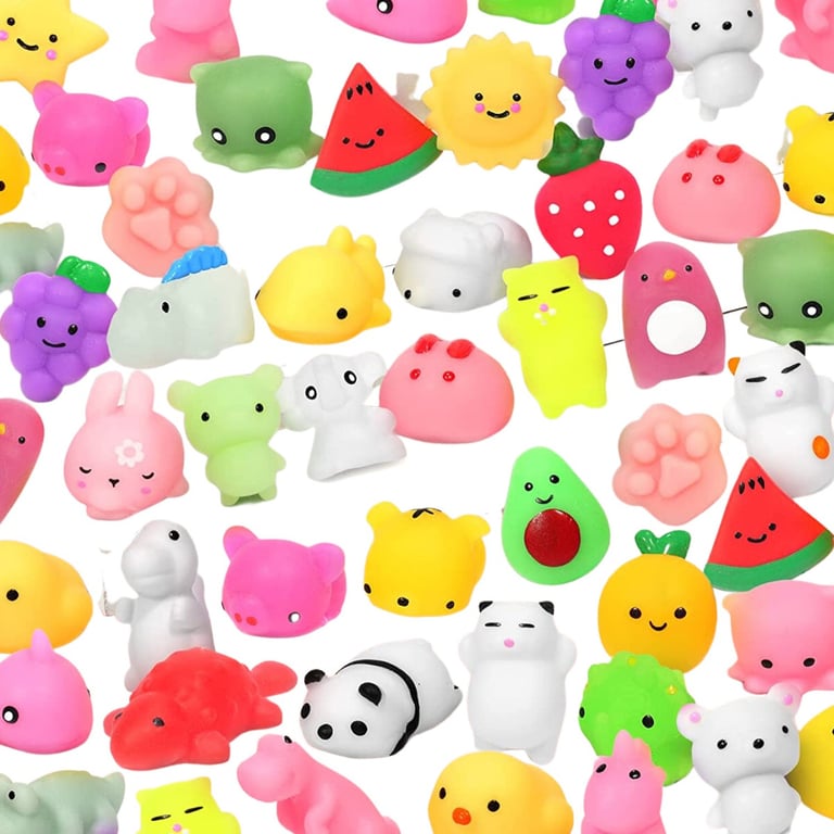 12 Mini Mochi Juguete Antiestrés Relajante Squishies Kawaii GENERICO ...