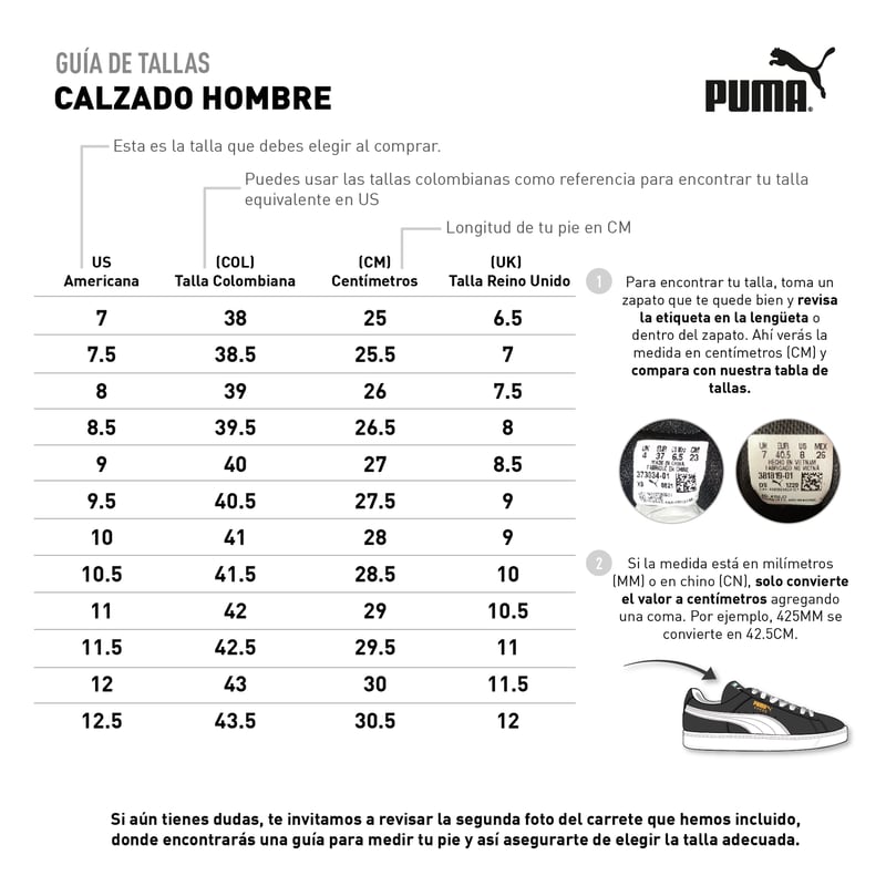 Tenis Deportivos Suede Marca Original Puma Negro Hombre PUMA ...