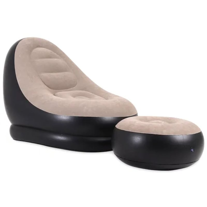 Sillón Sofá Inflable con Puff Reposapiés de Descanso SKY | falabella.com
