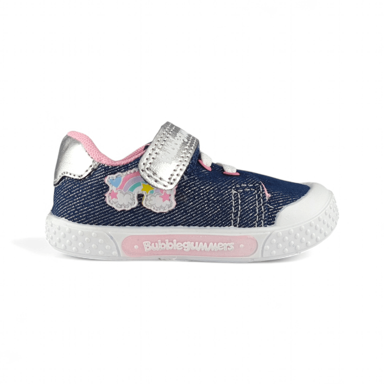 Tenis Niña Tela Jean Azul Bubblegummers BUBBLE GUMMERS | falabella.com