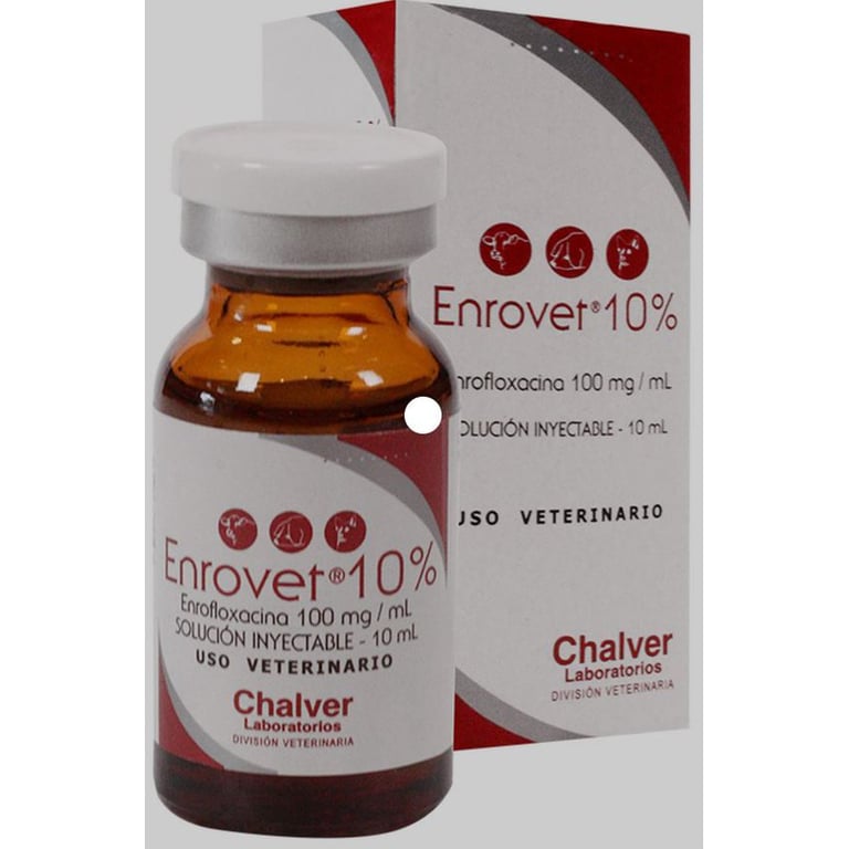 Enrovet 10 Antibiotico Inyectable Bovinos Porcinos Aves 10Ml BOEHRINGER ...