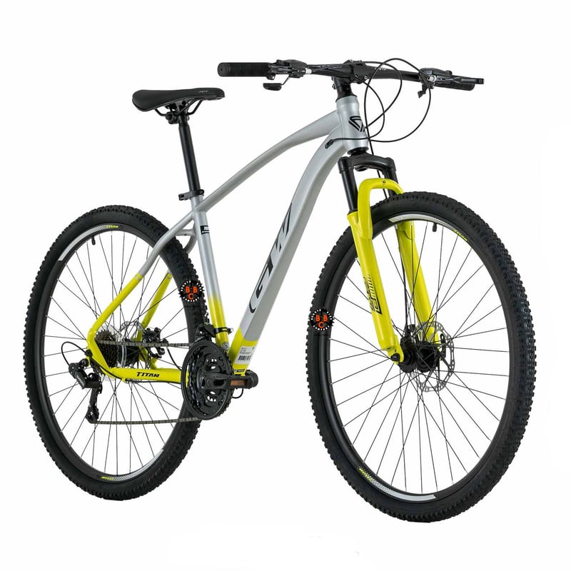 Bicicleta Gw Titan Rin 29 Shimano 21 vel gris verde 18 GW | falabella.com
