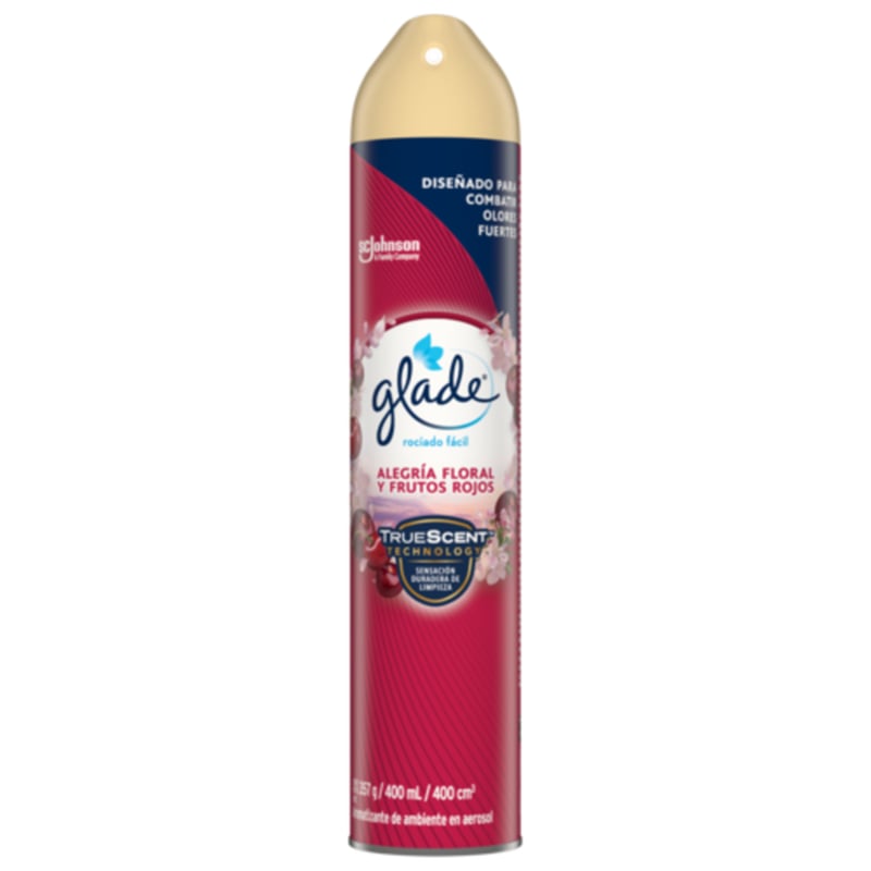 Ambientador Glade Aerosol Floral y Frutos Rojos 400ml SC JOHNSON | falabella.com
