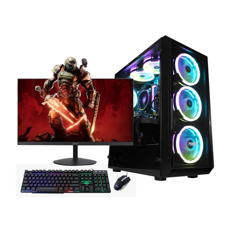 Computador Torre Gamer Core I5 12400H 64/1 TB SSD+ 1 THDD 27 Acer IPS ...